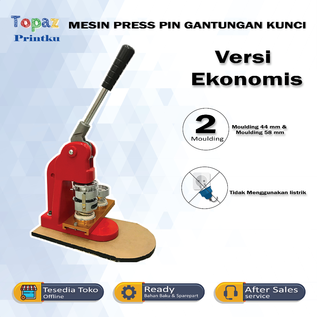 Jual Mesin Pres Pin Ekonomis Alat Press Pin Bross Ganci Gantungan Kunci ...