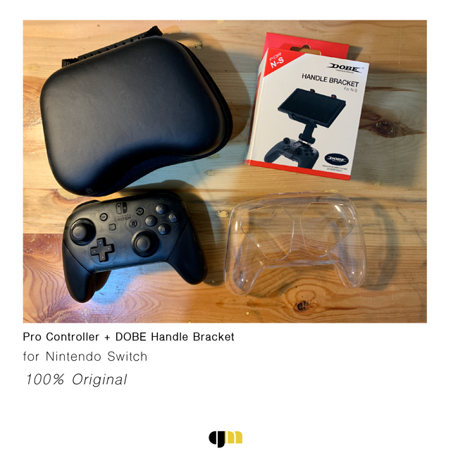 Jual nintendo switch pro con controller wireless original black dobe ...
