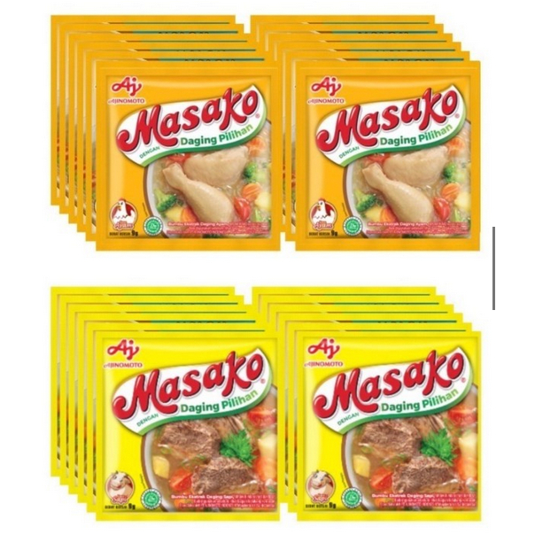 Jual Masako Ayam Sapi Perisa Masakan Instant 9gr Shopee Indonesia