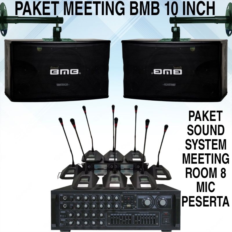 Jual PAKET SOUND SYSTEM MEETING,RAPAT,KANTOR PAKET 8 MIC WIRELESS MEJA ...