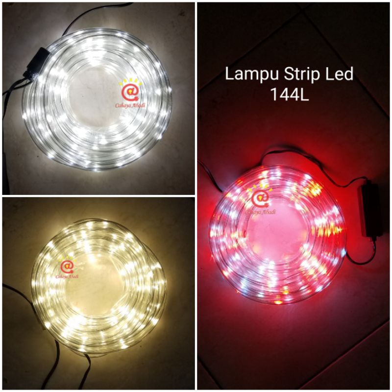 Jual Lampu Strip Led Selang Bulat 220V Putih - Warm White - Merah Putih ...