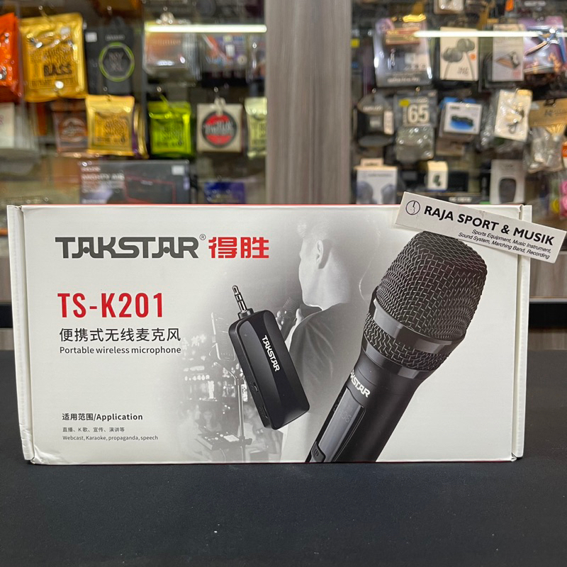 Jual PORTABLE WIRELESS MICROPHONE TAKSTAR TS-K201 MIC WIRELESS - KARAOKE - MIC RECORDING TS201 ...