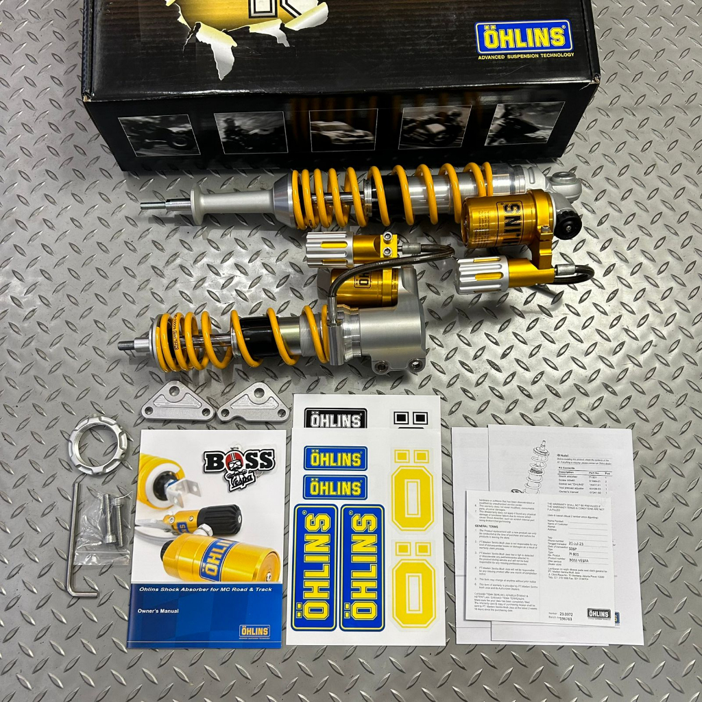 Jual Shock Tabung Ohlins PI Series with Preload Adjuster Front & Rear ...