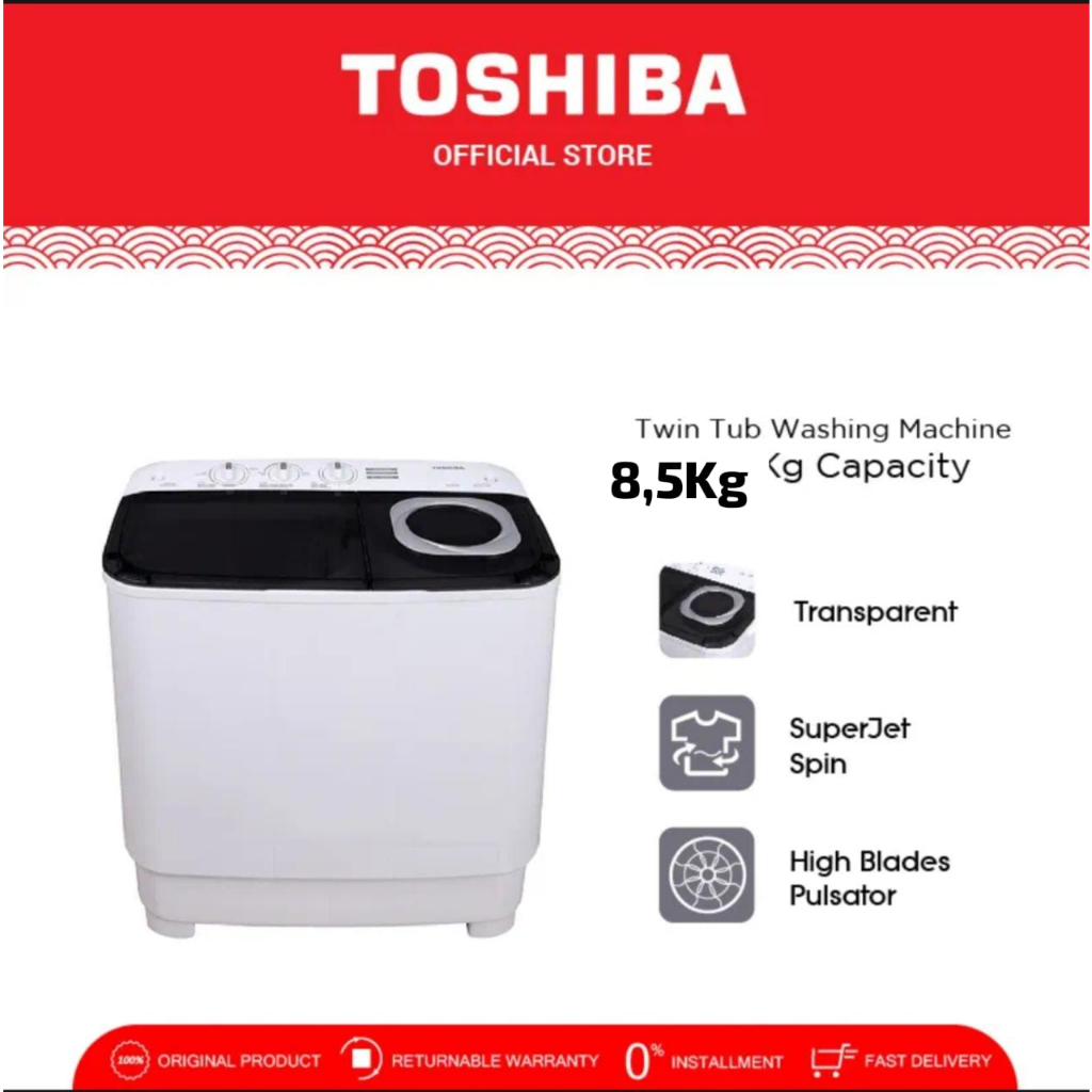 Jual MESIN CUCI 2 TABUNG TOSHIBA 8,5KG | Shopee Indonesia Jual MESIN CUCI 2 TABUNG TOSHIBA 8,5KG | Shopee Indonesia
