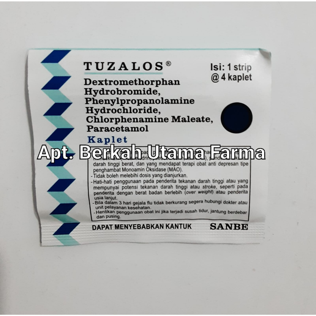 Jual Tuzalos strip isi 4 tablet | Shopee Indonesia