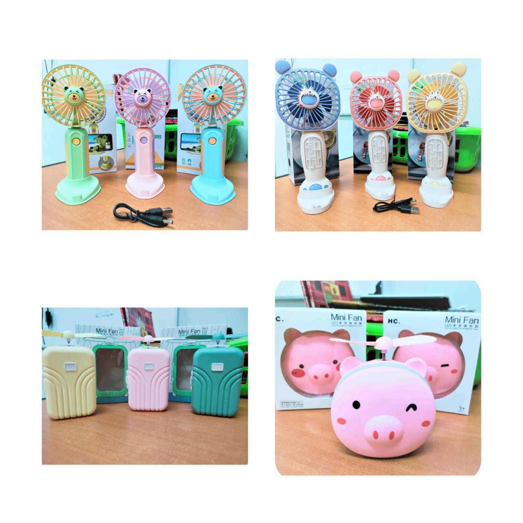 Jual KIPAS ANGIN MINI GENGGAM Cute / Kipas Lipat PORTABLE / Mini Fan ...