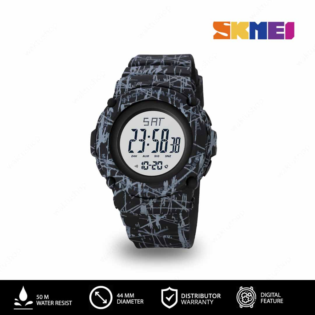 Jual SKMEI 1957 Original Jam Tangan Digital Strap Rubber Karet Jam ...