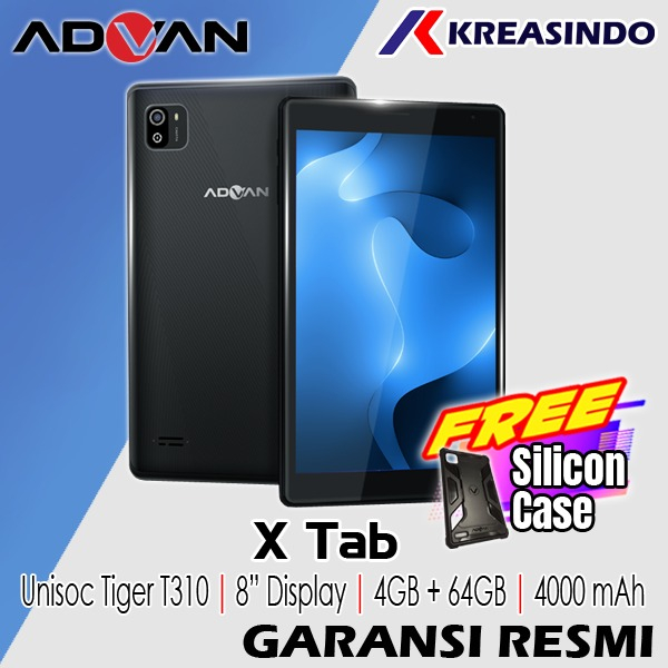 Jual ADVAN XTAB 4/64 Ram 4GB Internal 64GB Tablet 8 inch Resmi | Shopee ...