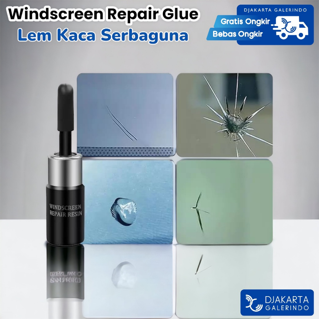 Jual Windscreen Repair Resin Glue Lem Kaca Retak Serbaguna Mobil ...