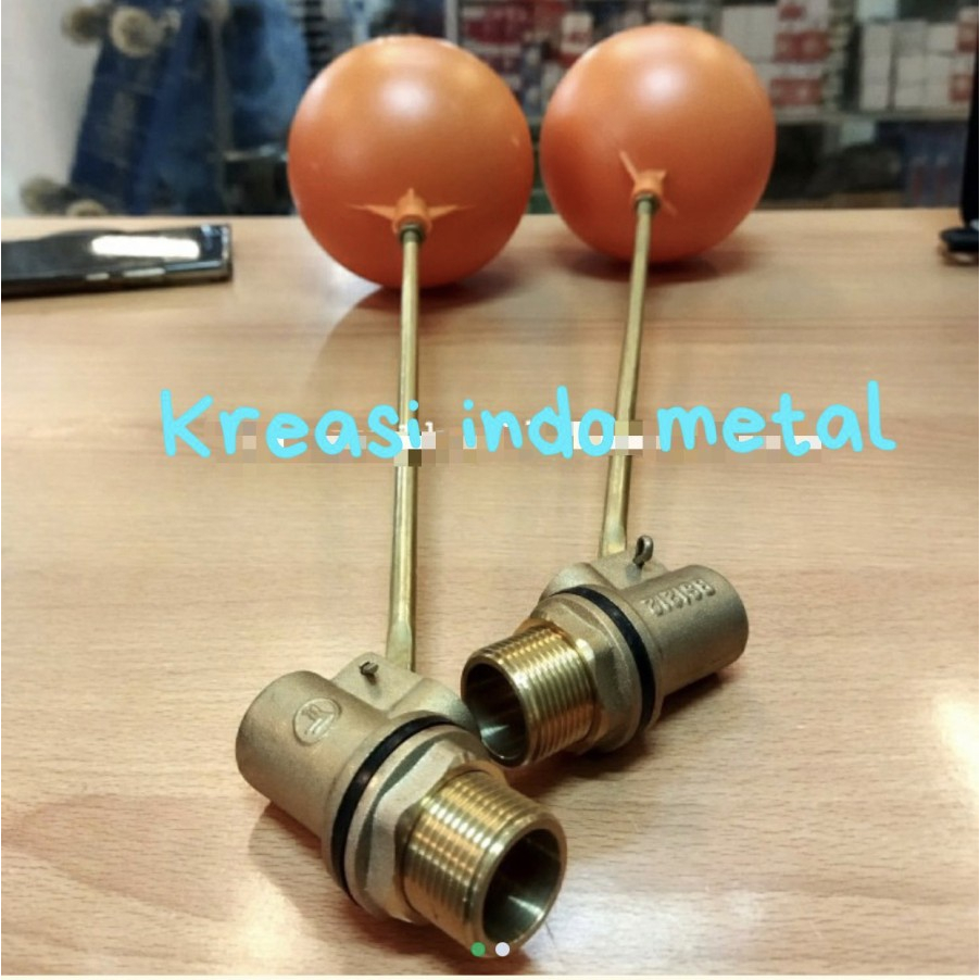 Jual 1,5" Floating valve /Pelampung 11/2 -Drat Kuningan -Brass Bola ...