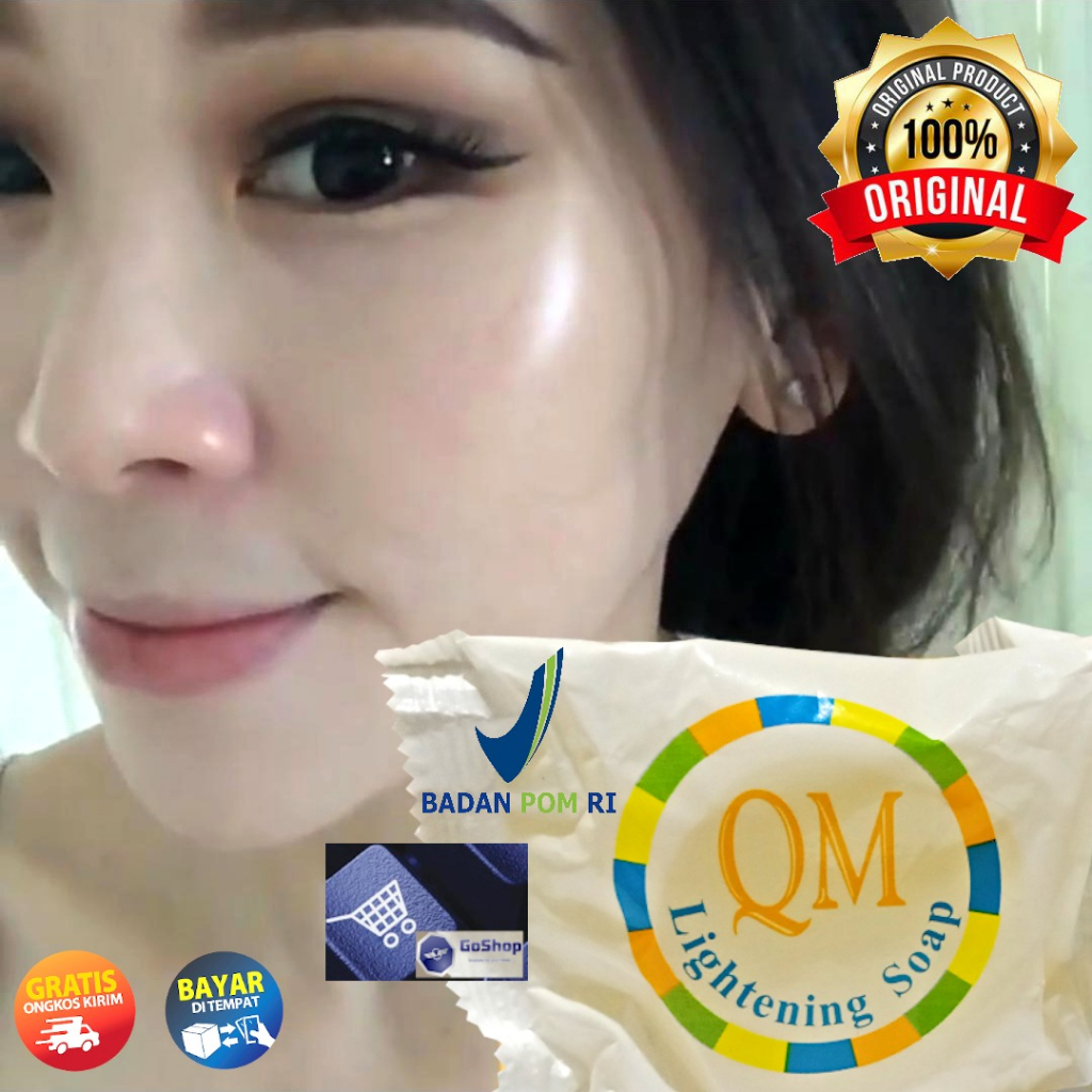 Jual QM BRIGHTENING SOAP BPOM / sabun QM ORIGINAL / Sabun cuci muka ...
