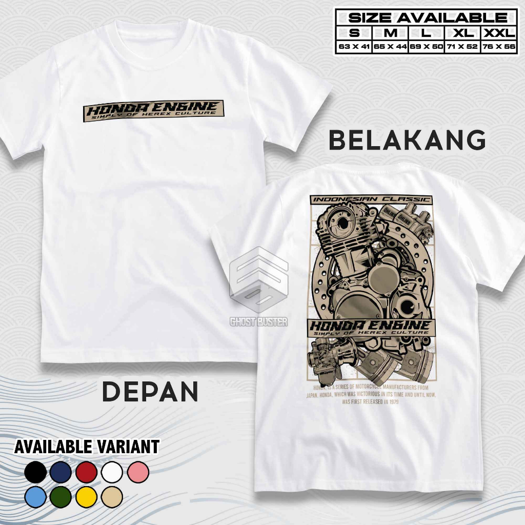 Jual Kaos Racing Honda Engine Indonesia Classic Simply Of Culture Baju Distro Motor Herex Honda ...