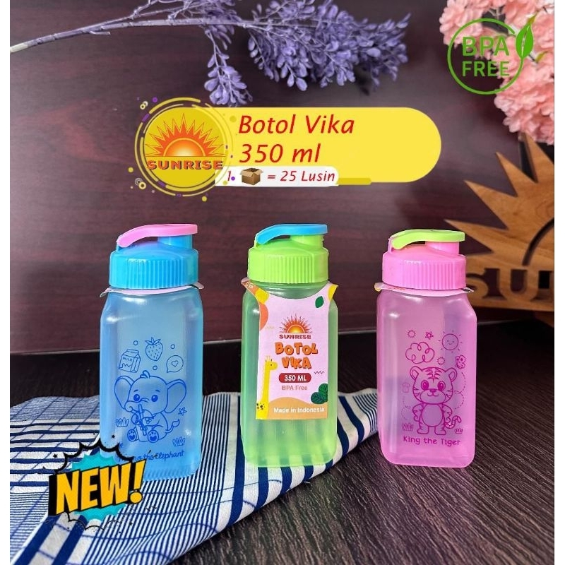 Jual Botol Minum Plastik Anak Flip Top Botol Minum Souvernir | Shopee ...