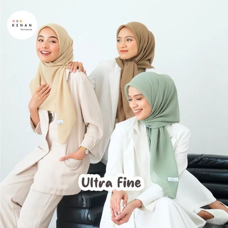 Jual Kenan Hijab ORI - Segi Empat / Hijab Segi Empat Ultrafine ...