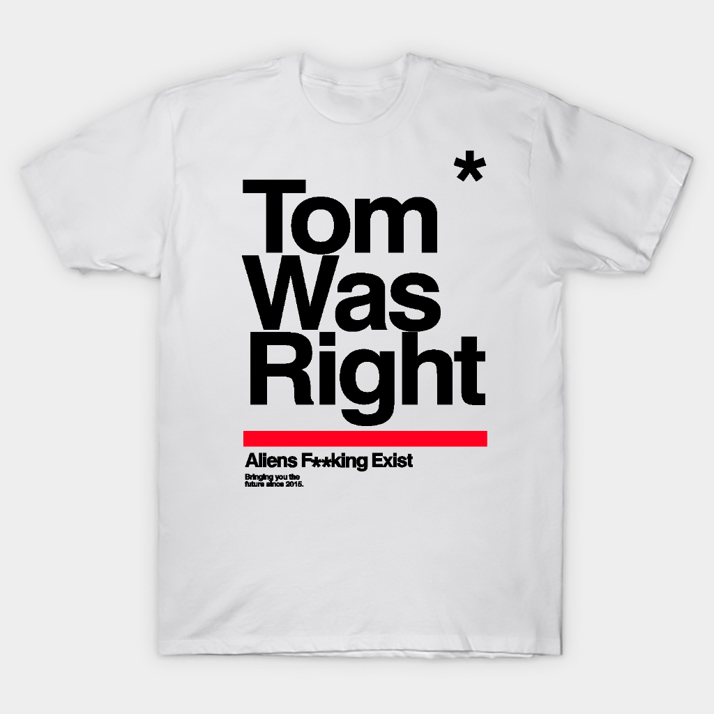Jual Kaos T shirt Tom was right alien exist tom delonge blink 182 to ...