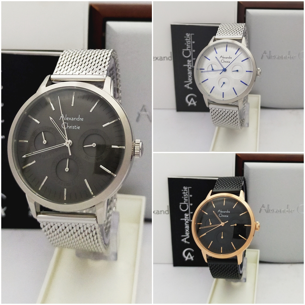 Jual Jam Tangan Pria Alexandre Christie AC 6570 M Original | Shopee ...