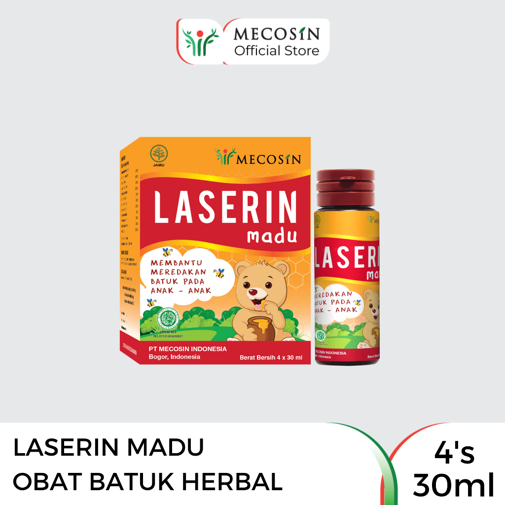 Jual Laserin Madu Obat Batuk Herbal Untuk Anak / Obat Batuk Anak / Obat ...