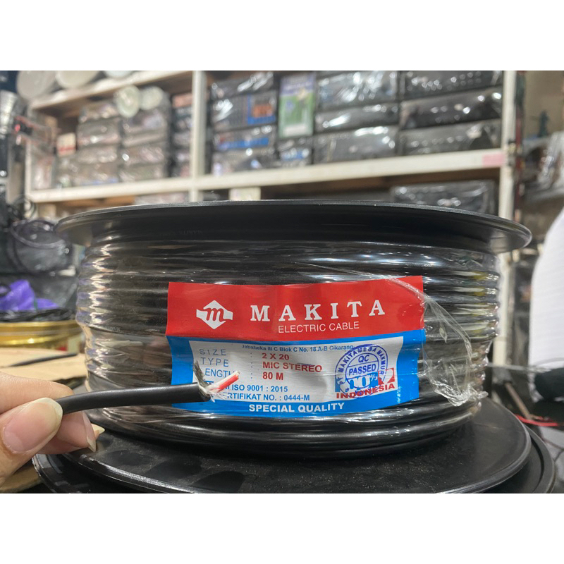 Jual Kabel mic makita & canare streo microphone kabel Harga per meter ...