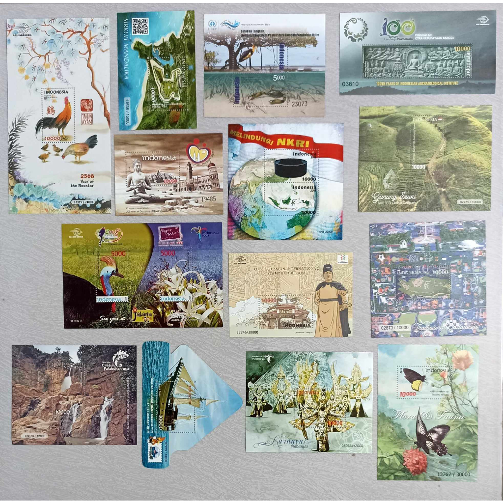 Jual Prangko perangko Souvenir suvenir Sheet SS 10000 Pos Indonesia ...