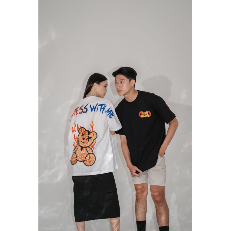 Jual T-Shirt/Kaos Oversize Unisex MAD TEDDY Edition | Shopee Indonesia