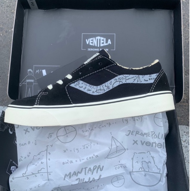 Jual Sepatu Ventela Konijiwa X Jerome Polin Black Natural White 100% ...