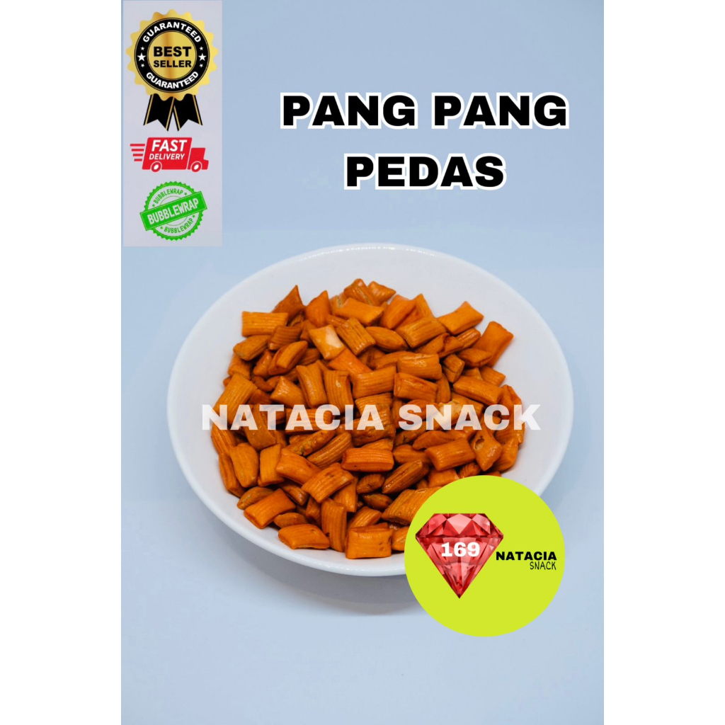 Jual [1103]--[500 GR] PANG PANG UDANG PEDAS /PANG PANG BBQ / PANG PANG ...