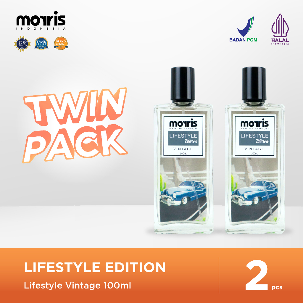 Jual Morris Lifestyle Edition Parfum Pria 100 ml x 2 Pcs | Shopee Indonesia