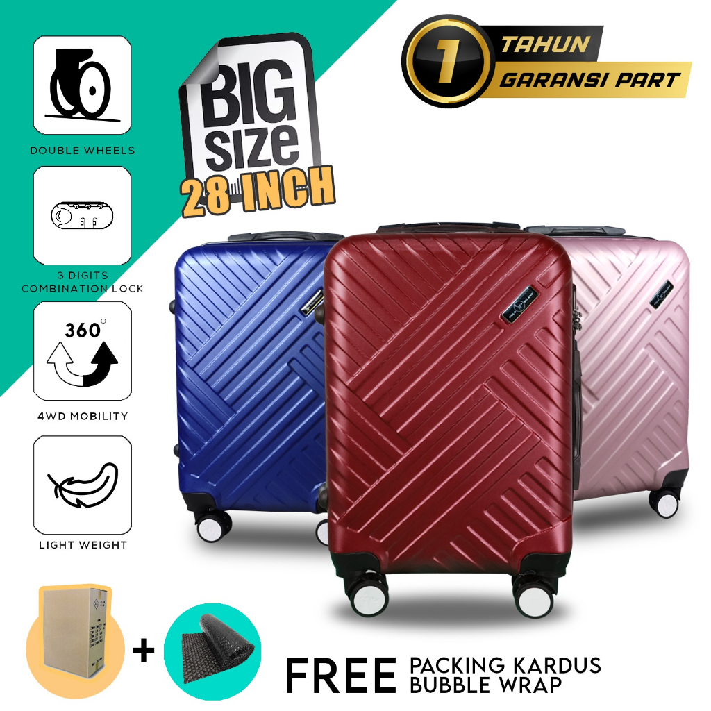 Jual Koper Hardcase Polo Milano 28 Inch 728171 GARANSI PART | Shopee ...