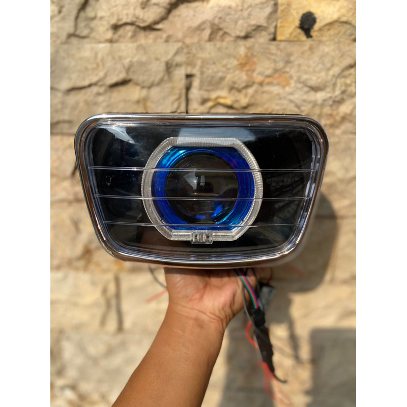 Jual Lampu depan kotak RX King ORI set biled 2.5 inc AES TURBO (set ...