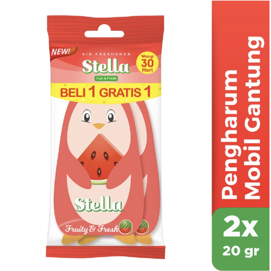 Jual Stella Air Freshener Fun n Fresh (PENGUIN) - 20 gram | Shopee ...