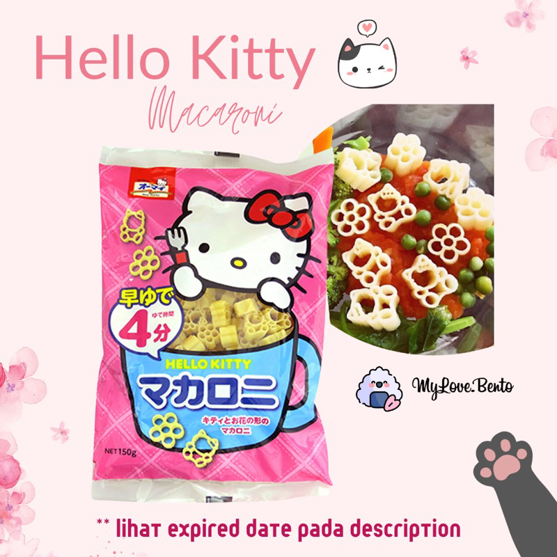 Jual Hello Kitty Macaroni 120 gram / Pasta Hello Kitty / Makaroni Jepang Nissin Seifun | Shopee ...