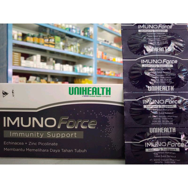 Jual Imuno Force Unihealth (vitamin lengkap untuk daya tahan tubuh ...