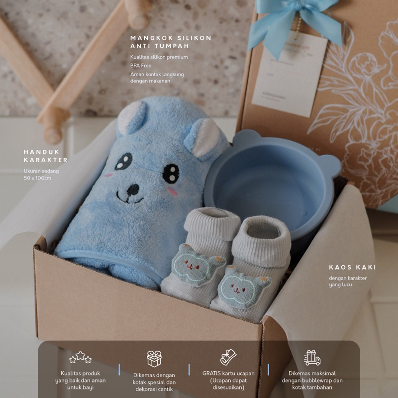 Jual Newborn baby gift set | Hadiah kelahiran | Baby gift set | Kado ...