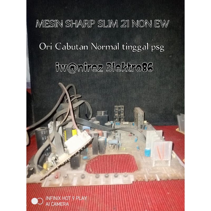 Jual MESIN TV SHARP SLIM 21 IN CRT TIPE 6229/6228 JENIS NON (EW ...