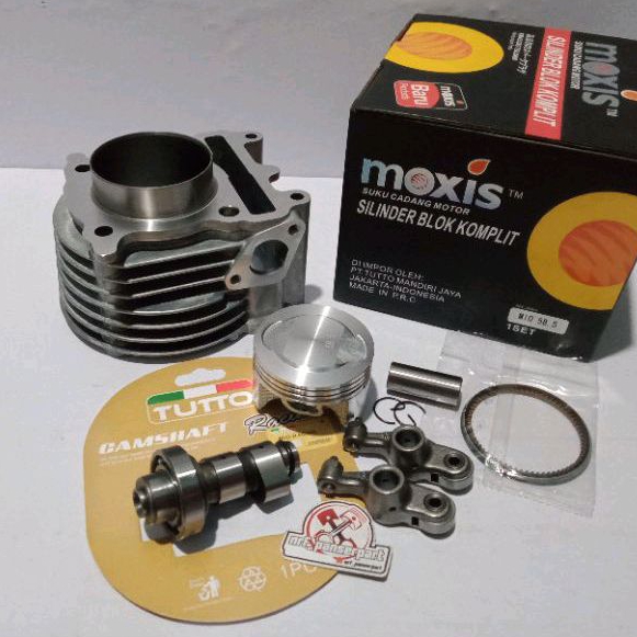 Jual PAKET BORE UP BLOK SEHER/BORING SET 58,5 MM PEN 15+TEMPLAR RRA+NOKEN AS RACING YAMAHA MIO ...