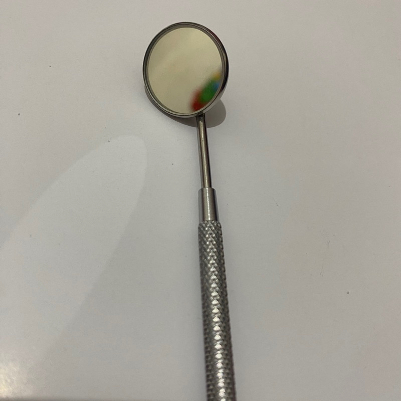 Jual Dental kaca mulut / mouth mirror with handle / stainless steel ...
