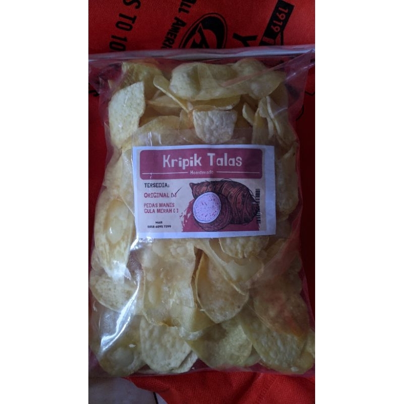 Jual KERIPIK KRIPIK TALAS HOMEMADE (mbote) | Shopee Indonesia
