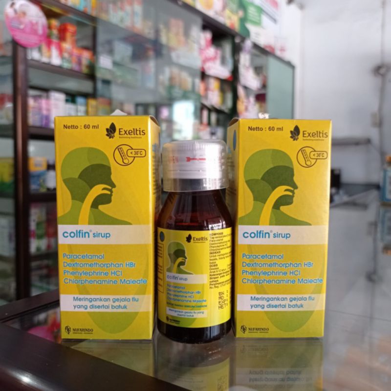 Jual COLFIN SIRUP BATUK PILEK 60 ML | Shopee Indonesia