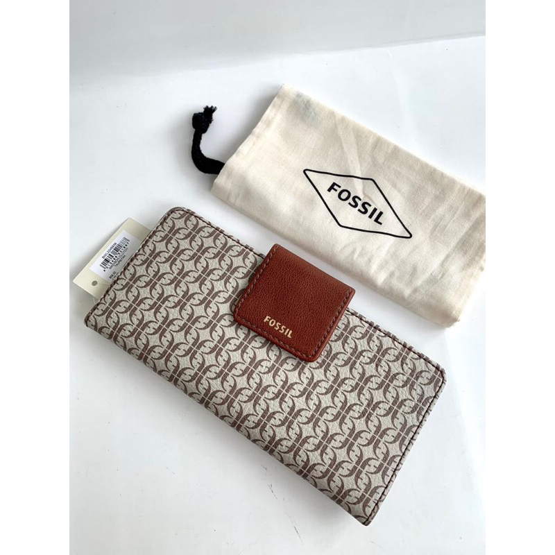 Jual Dompet FossilOriginal madison slim tab long wallet | Shopee Indonesia