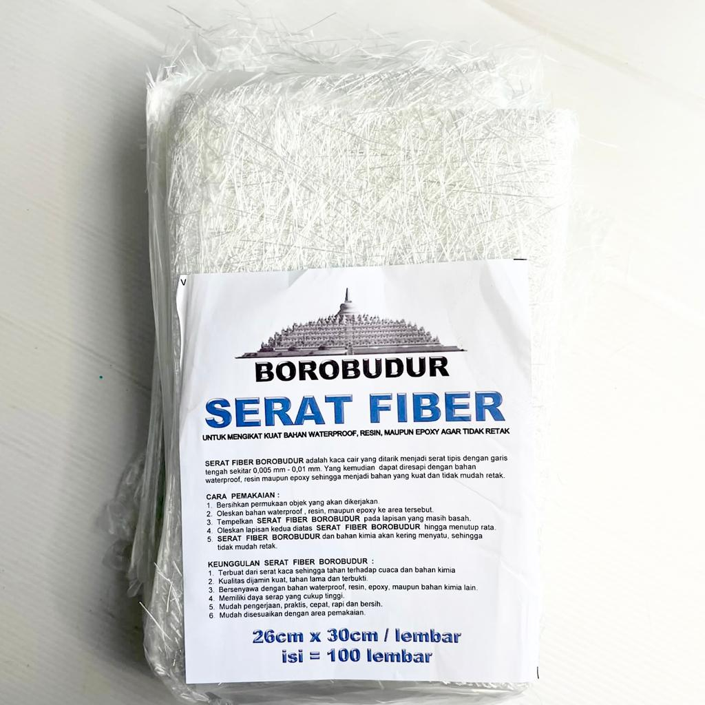 Jual [100LEMBAR] Serat Fiber Borobudur Waterproof Resin Epoxy 26cm x ...