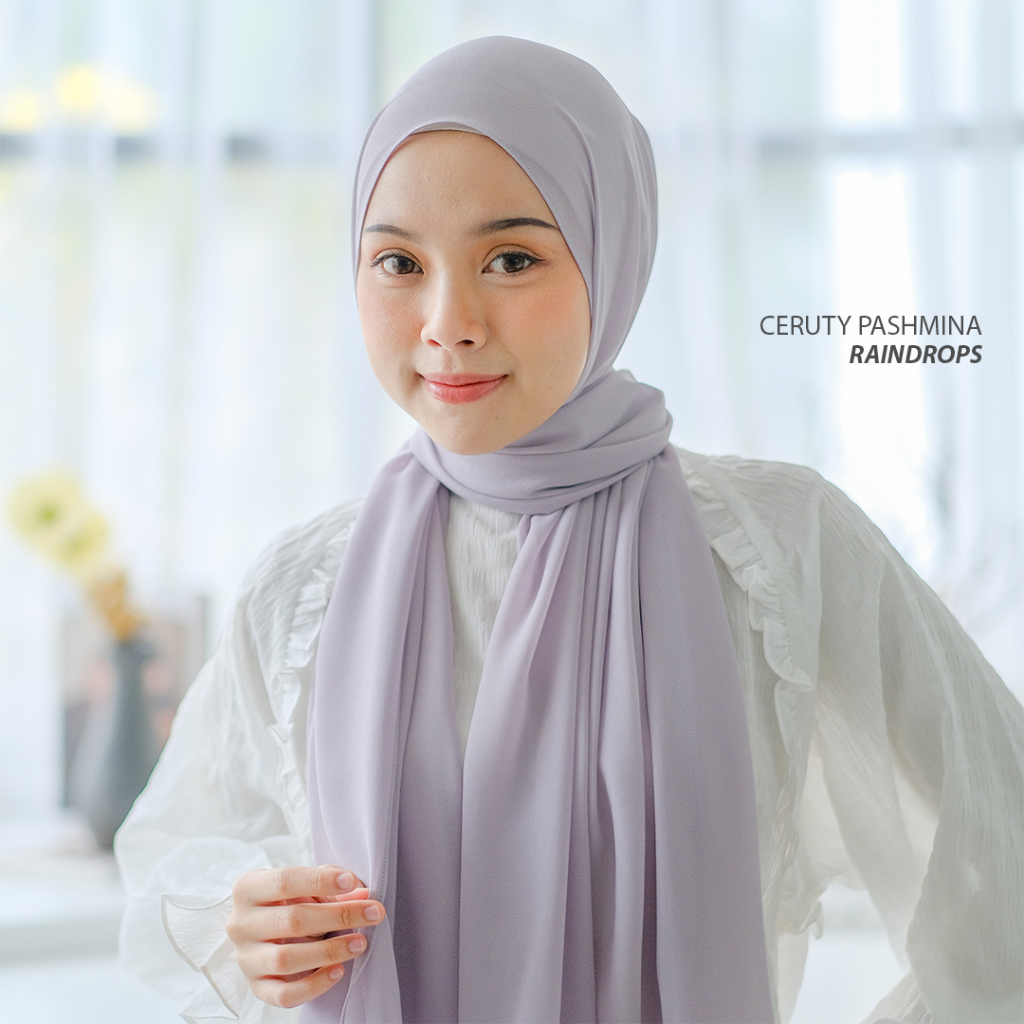 Jual Mayoutfit Ceruty Pashmina | Hijab Pashmina Ceruty | Shopee Indonesia