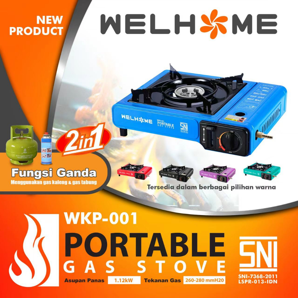 Jual Kompor Gas Portable Welhome Hotpot Shabu Steamboat Kecil Restoran WKP 001 | Shopee Indonesia