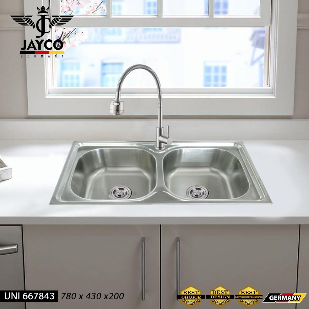 Jual JAYCO KITCHEN SINK DAPUR STAINLESS | Shopee Indonesia