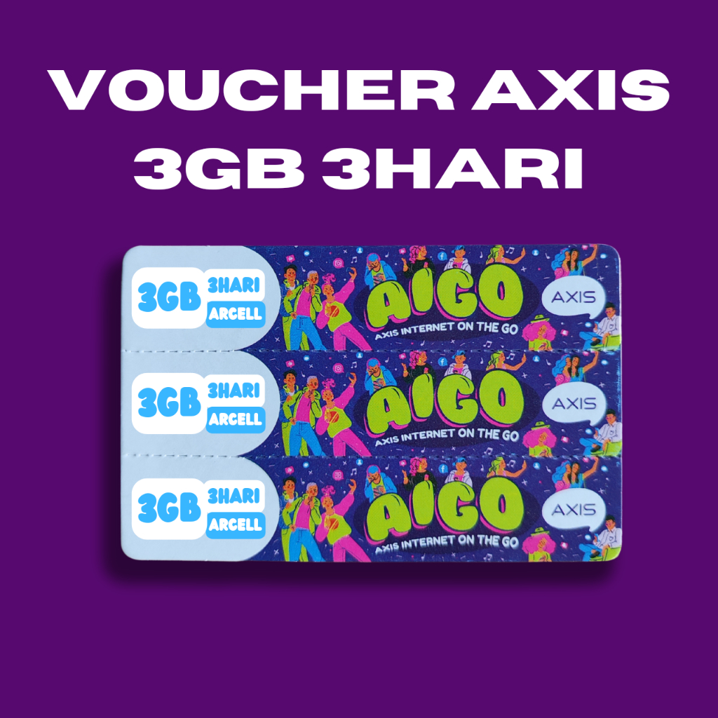 Jual Voucher Axis 3GB 3Hari khusus Kalimantan (Cek Harga Grosir ...