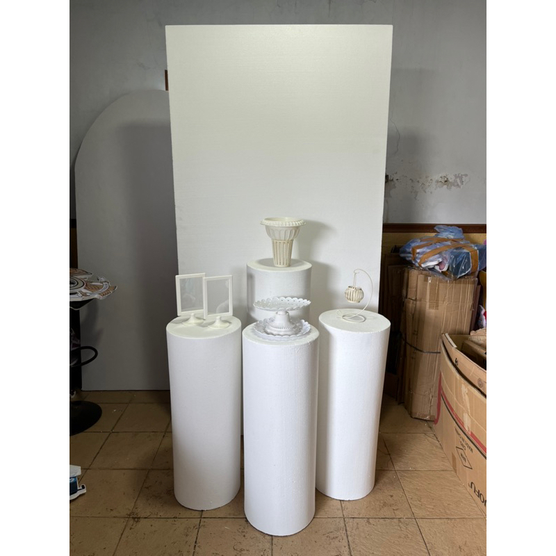 Jual MEJA TABUNG PARTY / MEJA STYROFOAM / PILAR STYROFOAM BOGOR ...