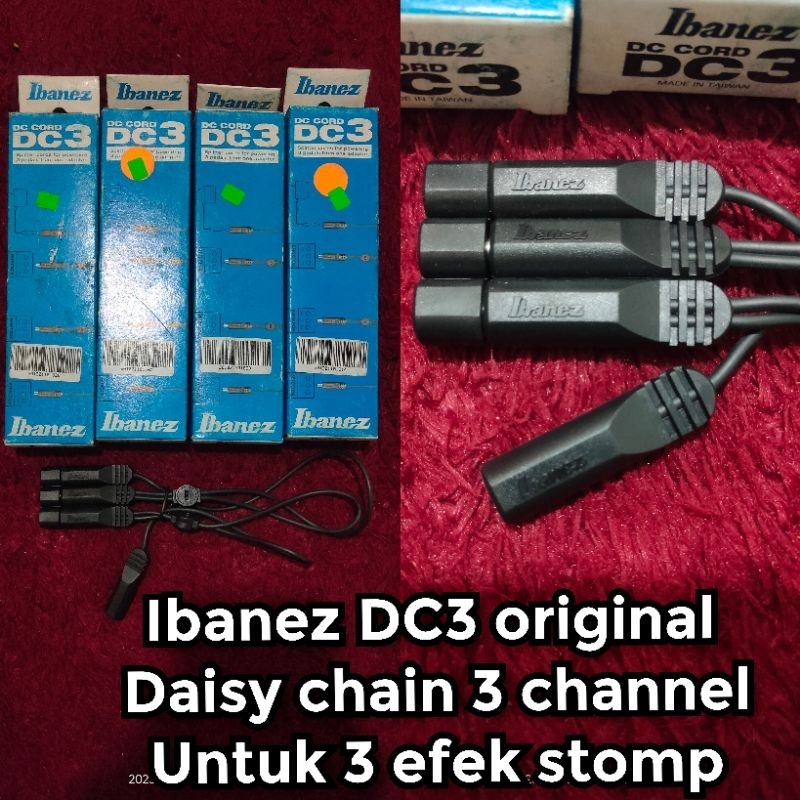 Jual untuk efek gitar Ibanez DC3 Daisy chain original 3 | Shopee Indonesia