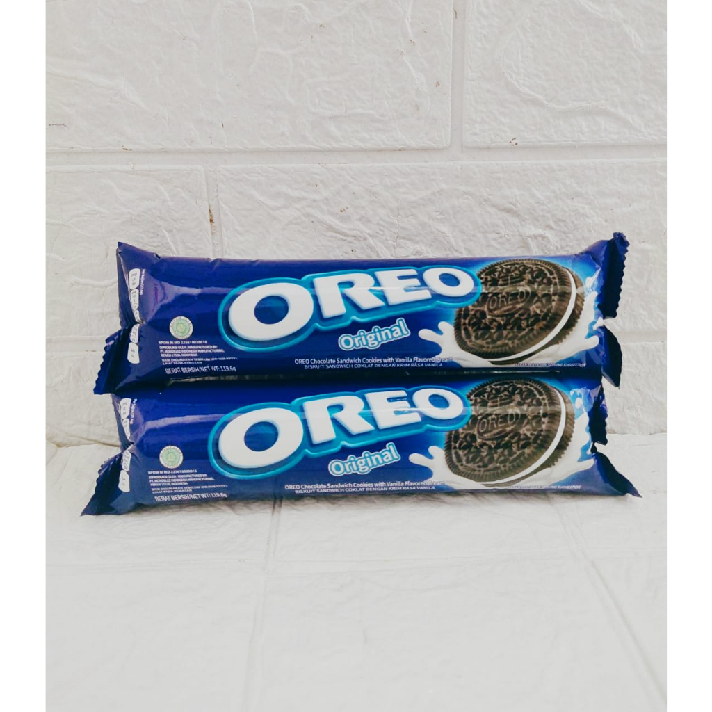 Jual OREO CHOCOLATE VANILLA 119.6 GRAM | Shopee Indonesia