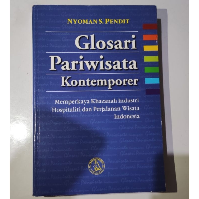Jual glosari parawisata kontemporer buku original | Shopee Indonesia