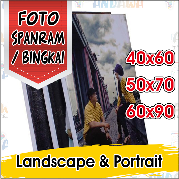 Jual Foto Spanram / Bingkai Foto Kayu , Foto Banner Harga Murah ...