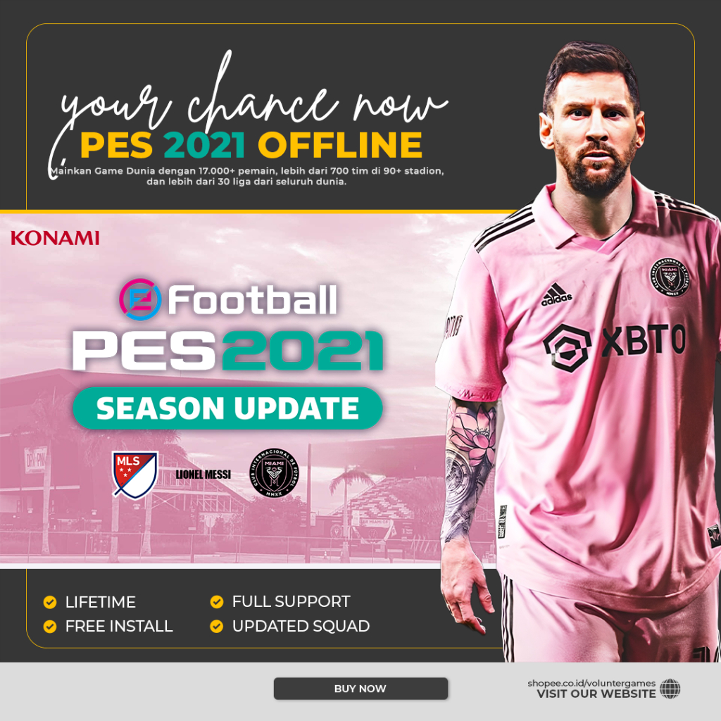 Jual PES 2021 LATEST UPDATE + LIGA BRI PC GAME OFFLINE | Shopee Indonesia